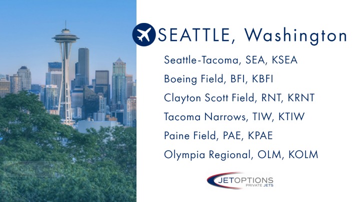 Seattle Private Jet Charter | JetOptions