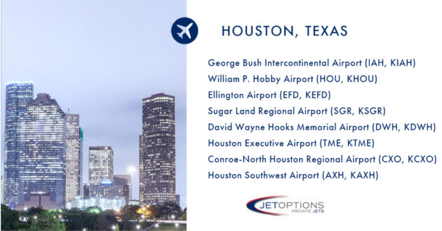 Private Jet Charter Houston | Luxury Jets & VIP Travel | JetOptions